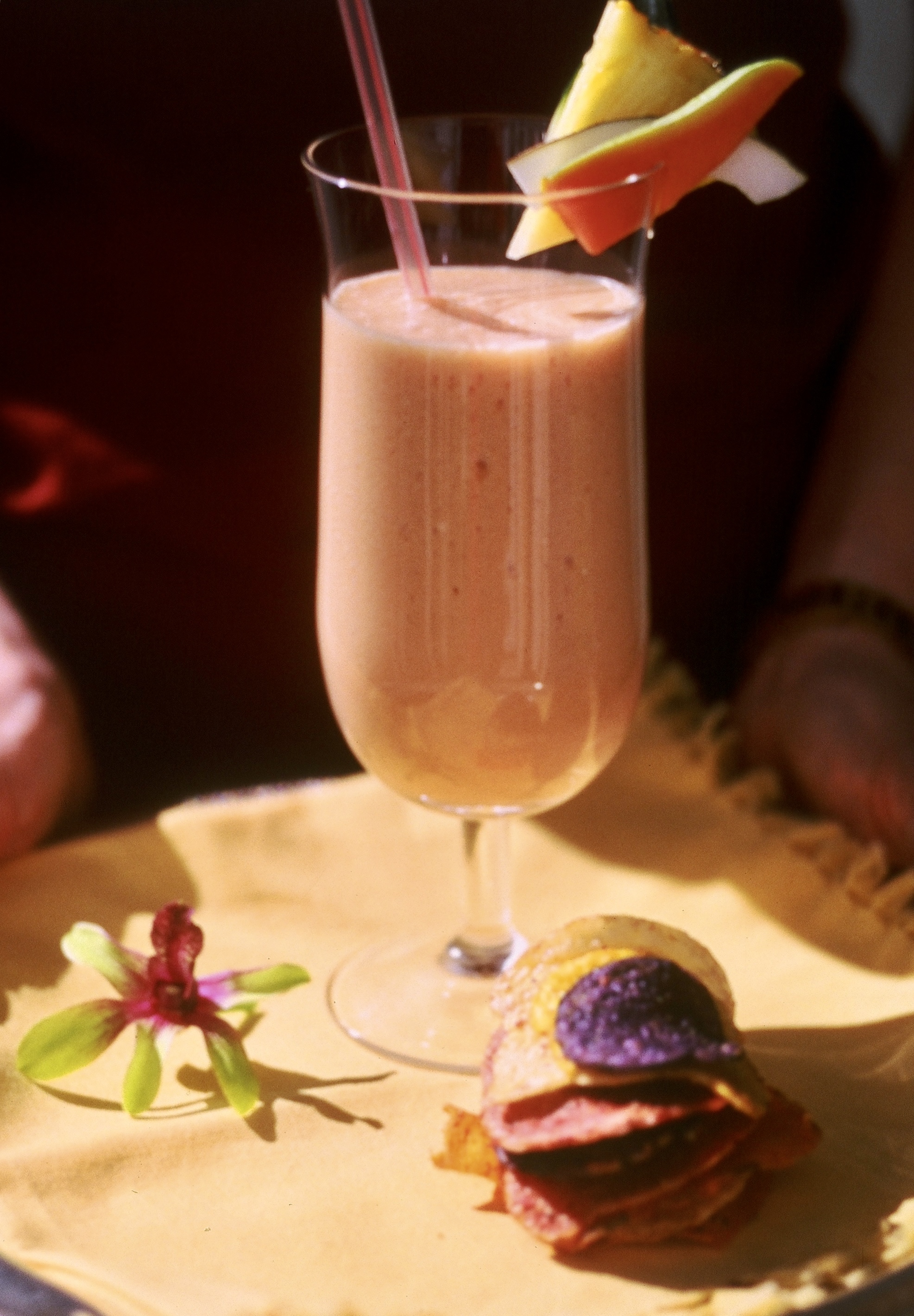 Papaya-Kahlúa Colada - Chef Michael Salmon